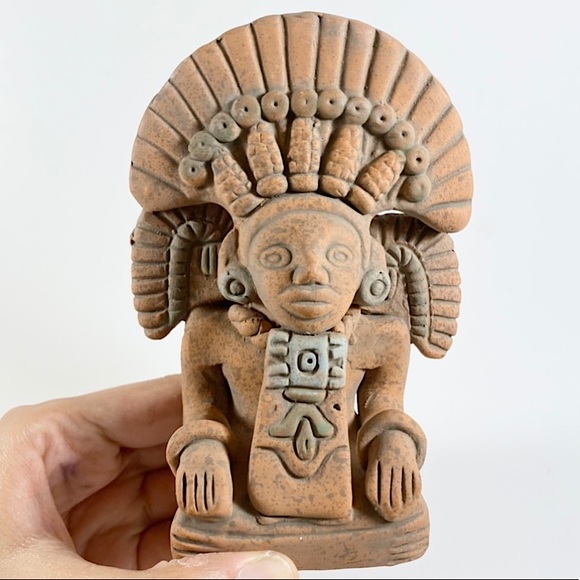 Vintage | Accents | Vintage Handmade Mexican Indigenous Clay Figurine ...